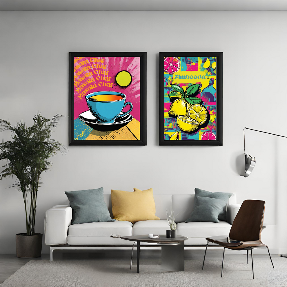 Wall Art - Desi Pop Digital Art 8 pcs – Bansal Designs