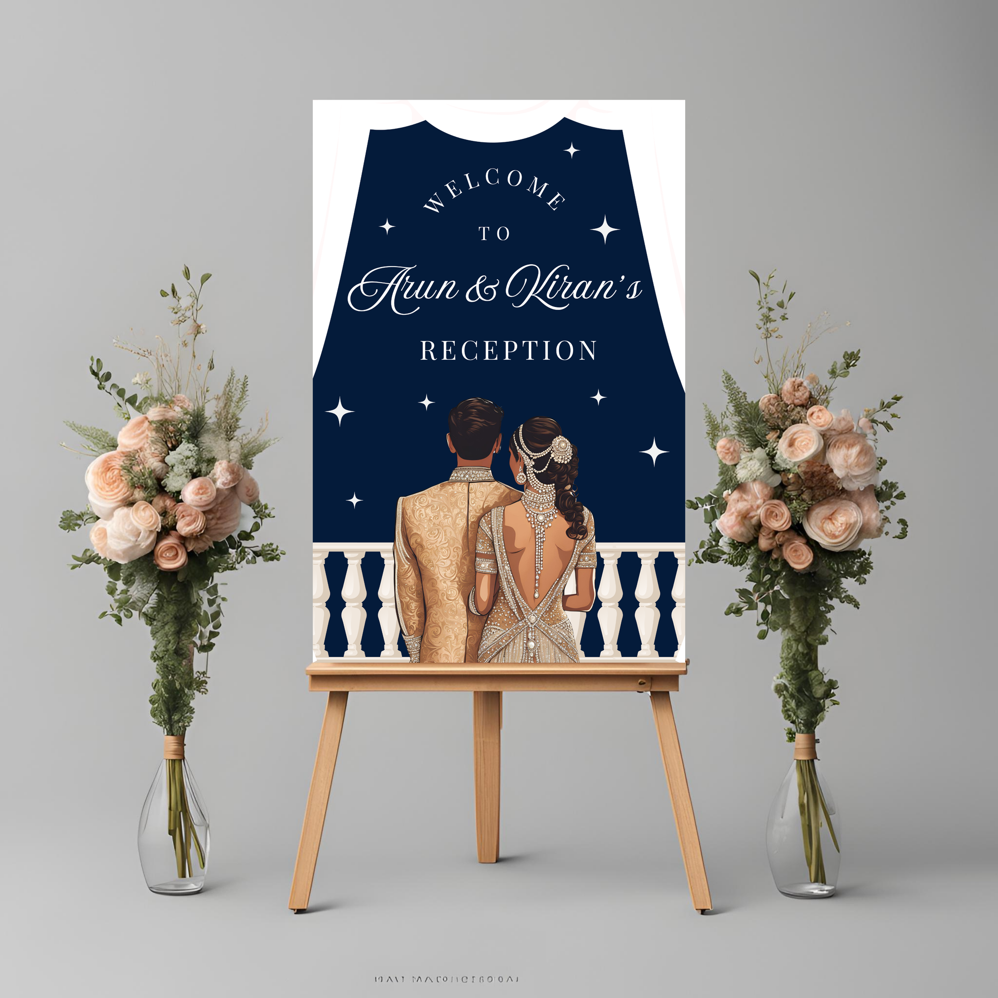Reception Entrance Board – Bansal Designs