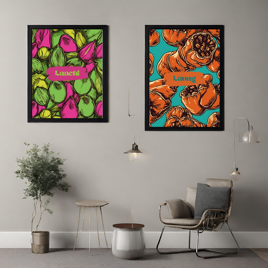 Wall Art - Desi Pop Digital Art 8 pcs – Bansal Designs