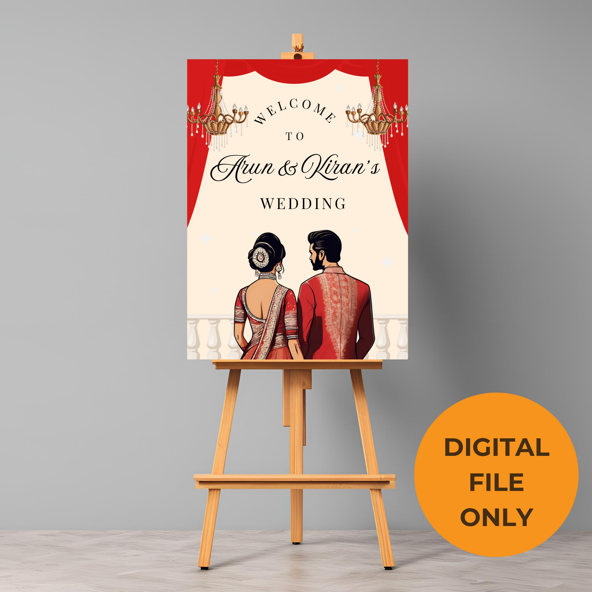 Wedding Day Entrance Board – Bansal Designs