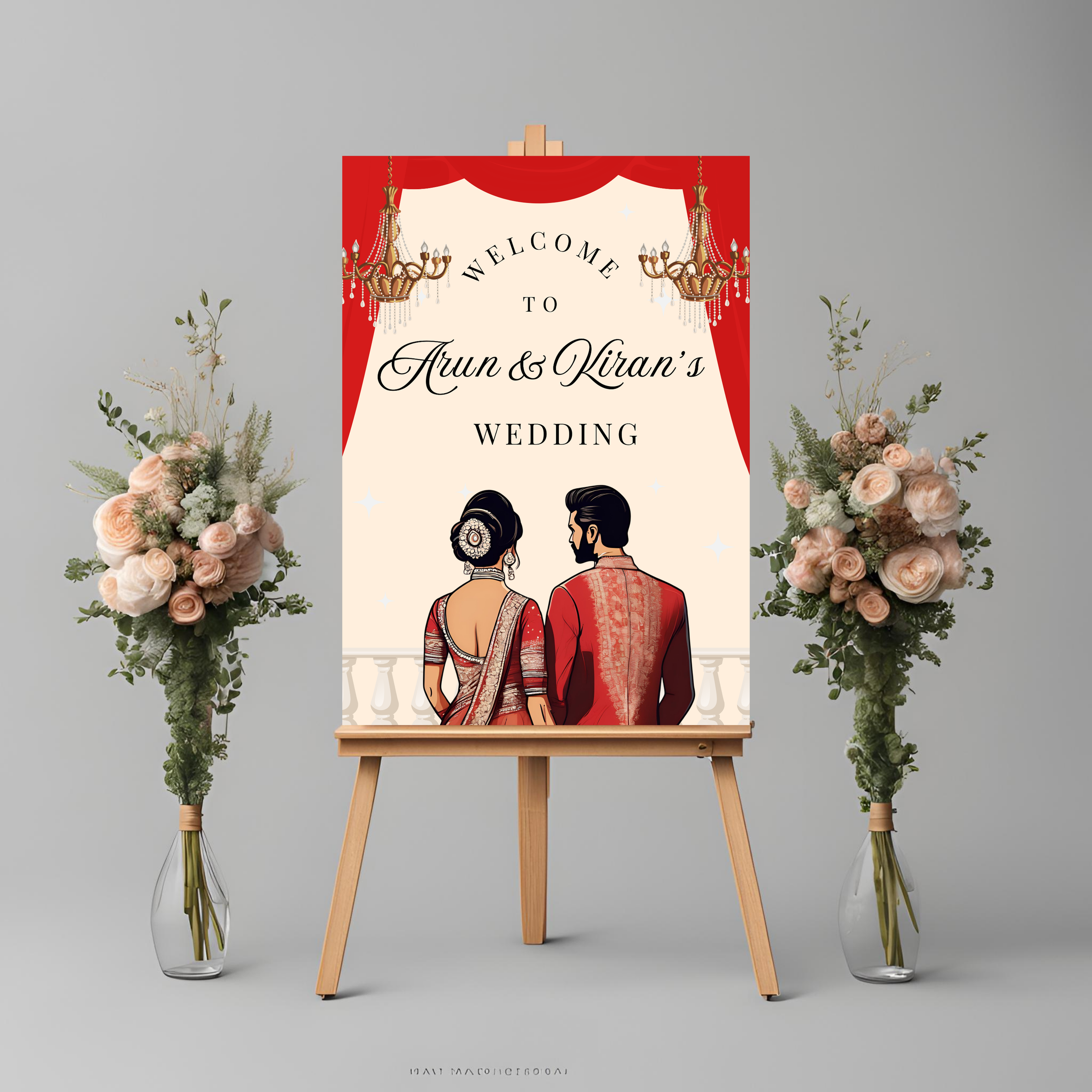 Wedding Day Entrance Board – Bansal Designs