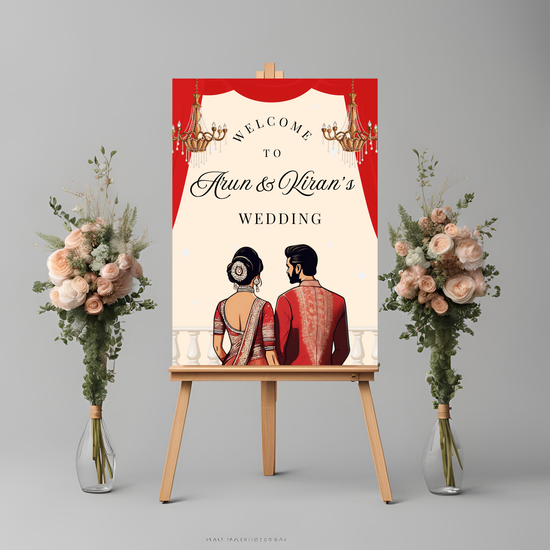 Wedding Day Entrance Board – Bansal Designs