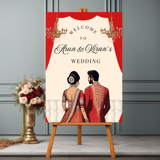 Wedding Day Entrance Board – Bansal Designs