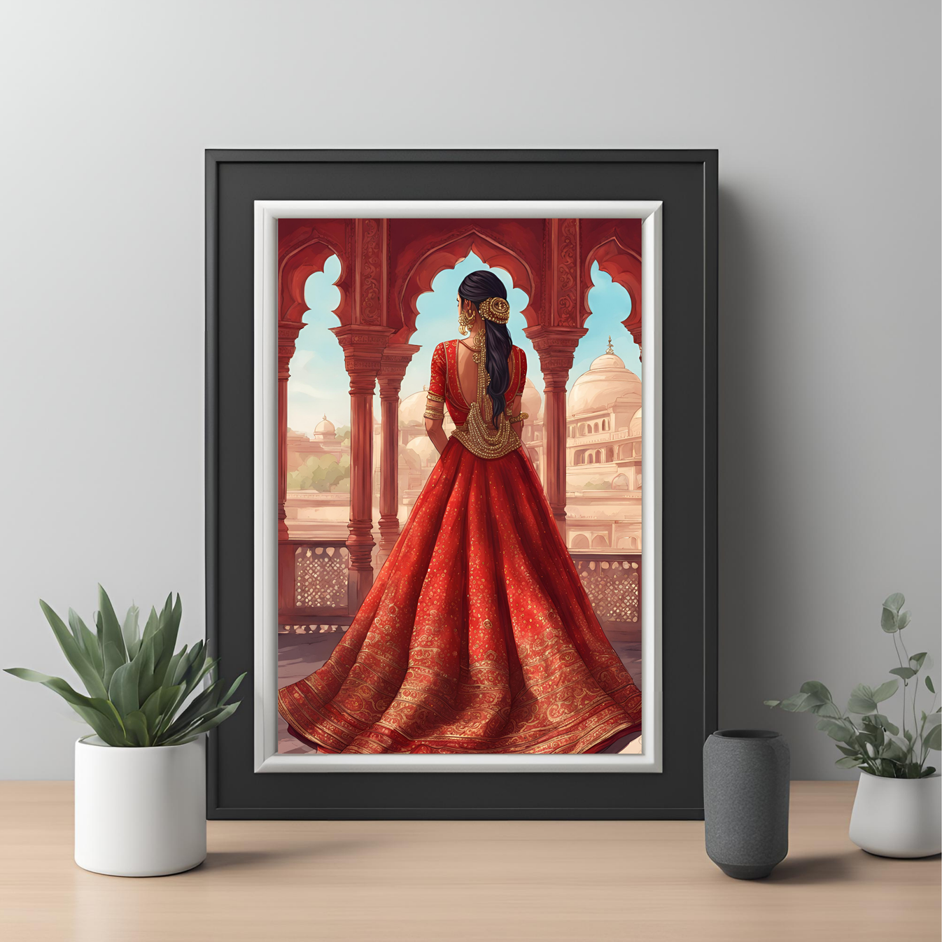 Pakistani Princess - Digital Printable Wall Art – Bansal Designs