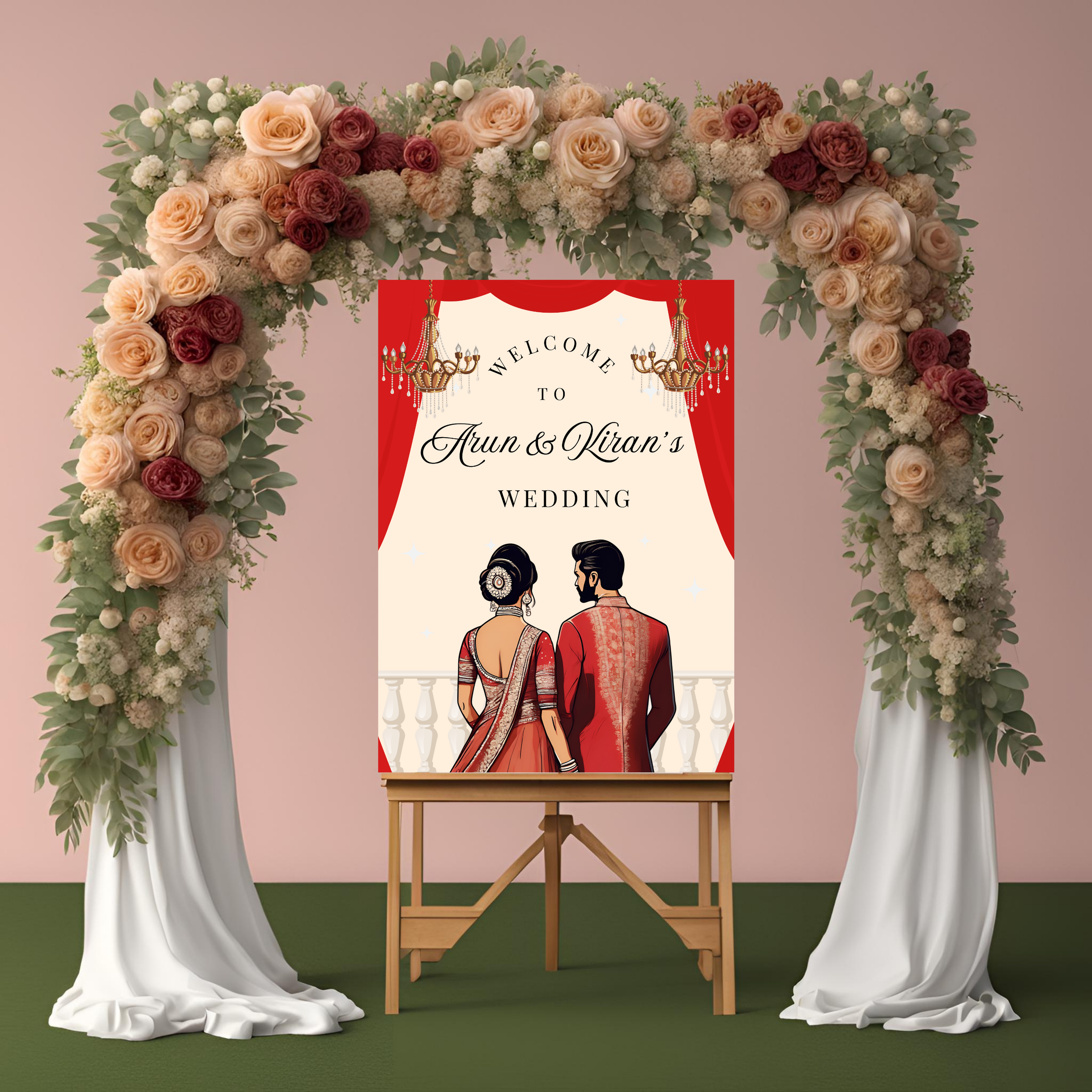 Wedding Day Entrance Board – Bansal Designs