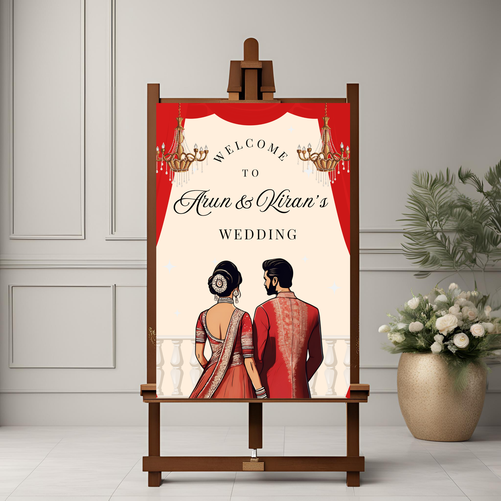Wedding Day Entrance Board – Bansal Designs