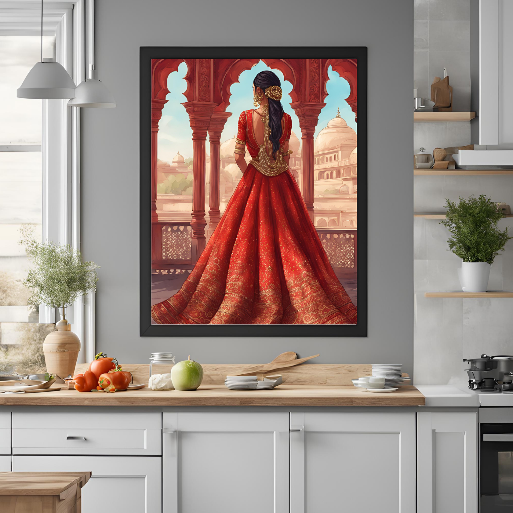 Pakistani Princess - Digital Printable Wall Art – Bansal Designs