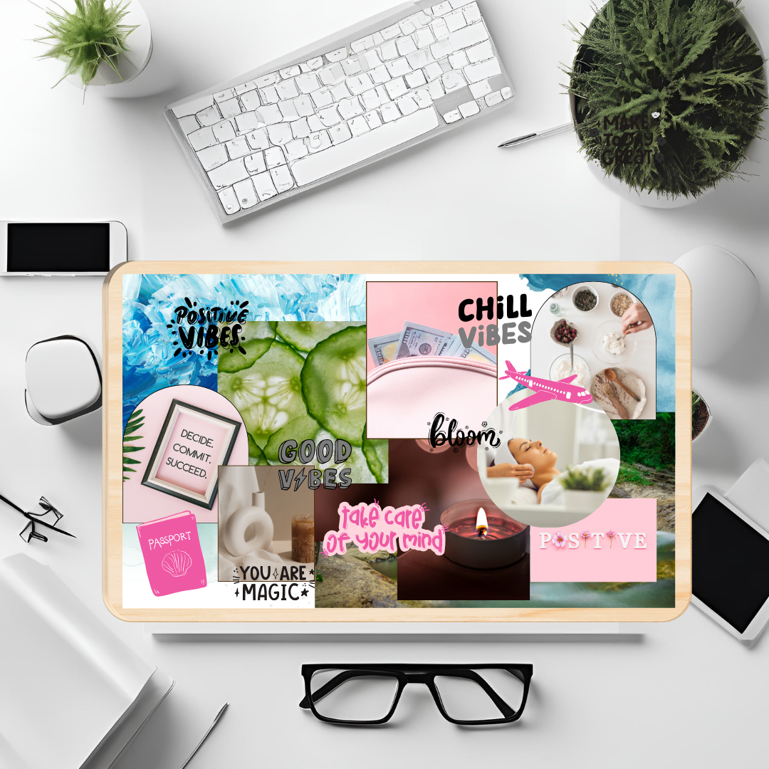 The Ultimate Vision Board Kit - Digital Printable Online Template ...