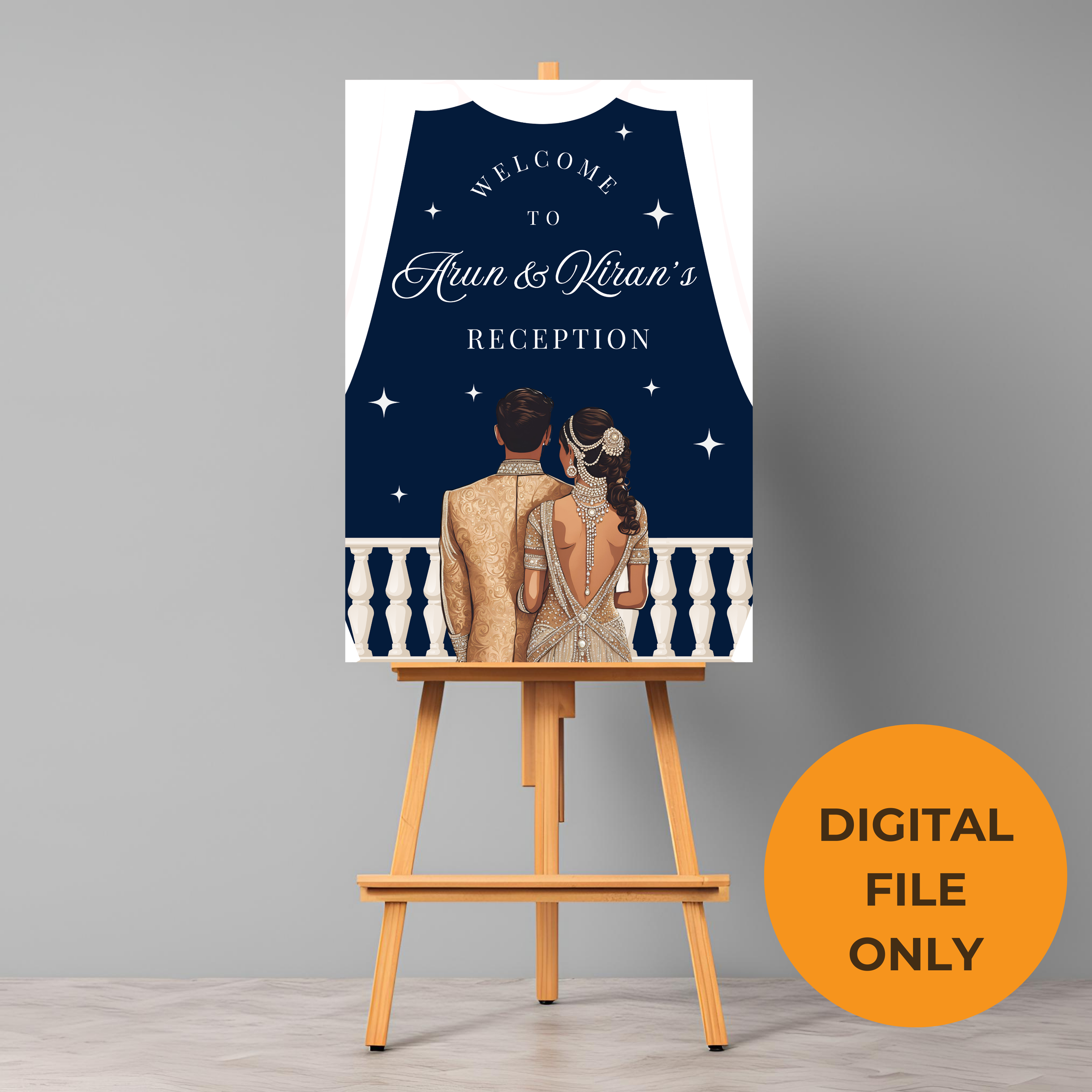 Reception Entrance Board – Bansal Designs