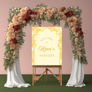 Yellow Entrance Board Digital Download – Bansal Designs