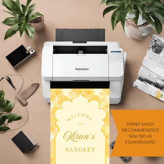 Yellow Entrance Board Digital Download – Bansal Designs