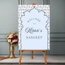 Blue Entrance Board Digital Download - Online Template – Bansal Designs