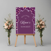 Purple Entrance Board Digital Download - Online Template – Bansal Designs