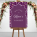 Purple Entrance Board Digital Download - Online Template – Bansal Designs